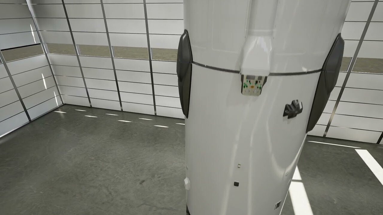 ArtStation - Falcon 9 lighting test