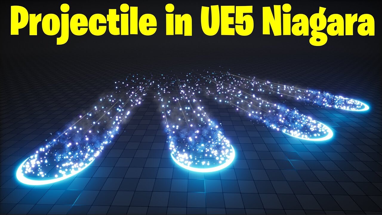ArtStation - Projectile in UE5 Niagara Tutorial | Download Files