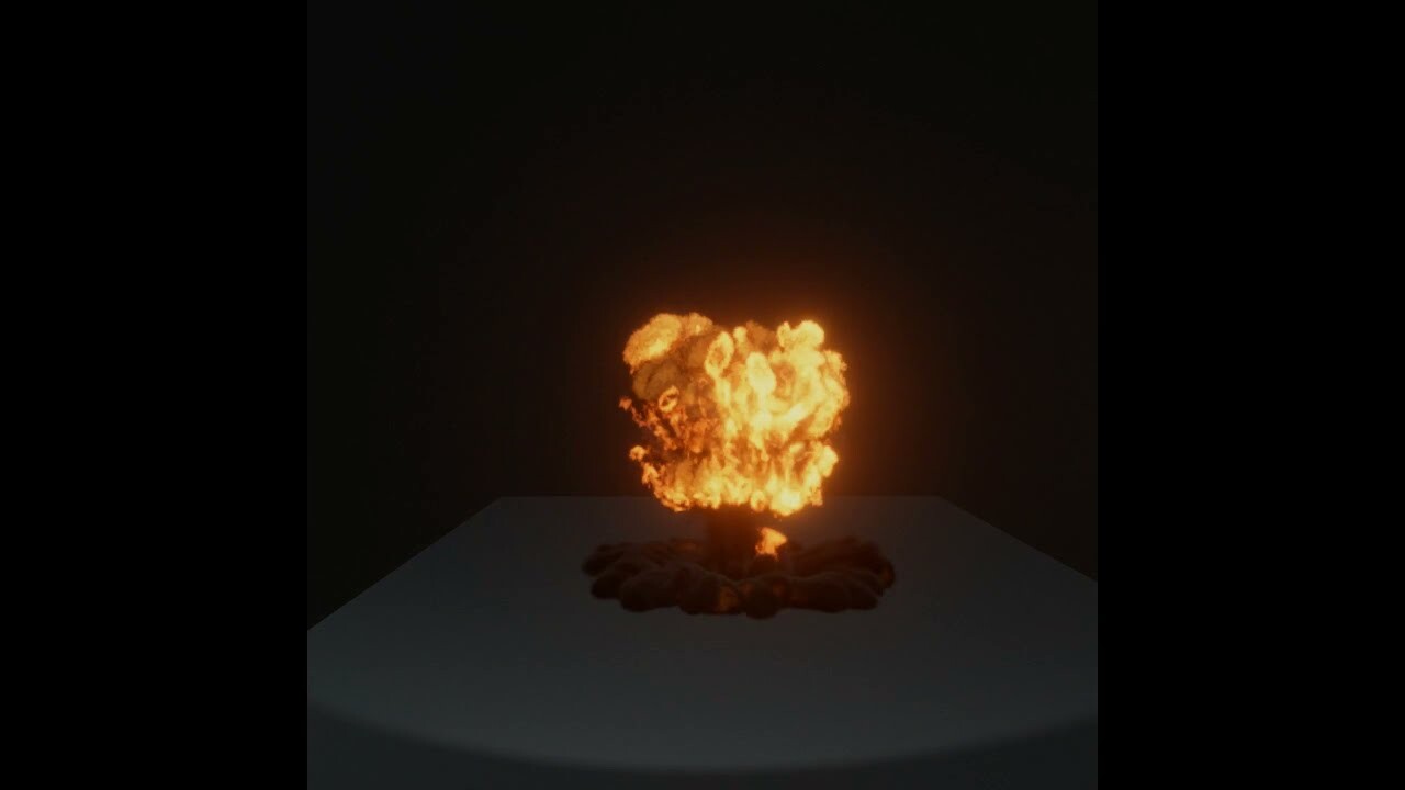 ArtStation - Blender Explosion test