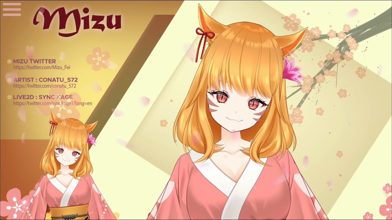 ArtStation - Live2d Showcase : Mizu [Iron Vertex] [end year 2020]