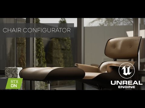 ArtStation - Unreal Engine 4.27 Chair Configurator with raytracing on