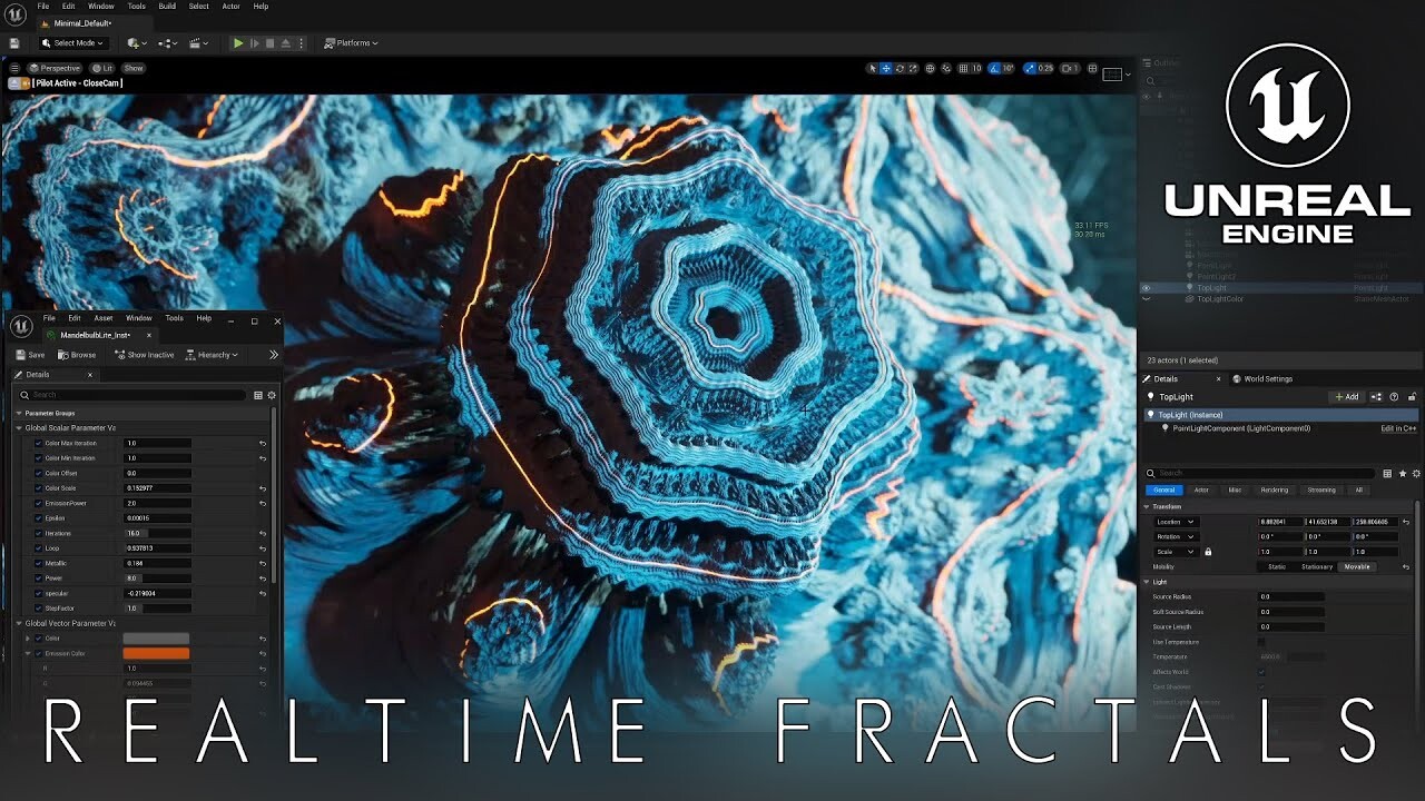 ArtStation - UNREAL ENGINE 5 - REALTIME FRACTAL PLUGIN