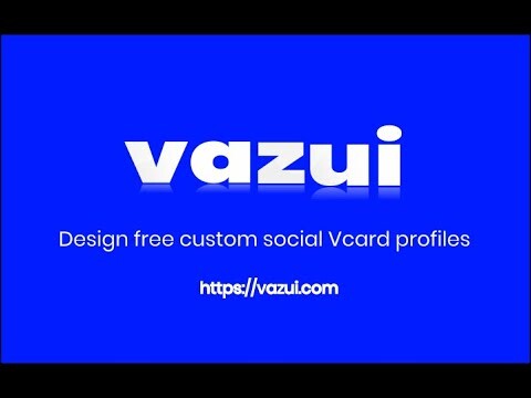 ArtStation - FREE Vcard Social Profile Builder