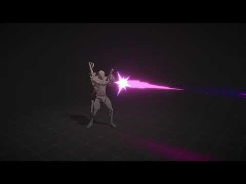 ArtStation - 유니티 엔진 카툰 스타일 레이저 건 이펙트 Unity Engine Cartoon Style Lazer ...