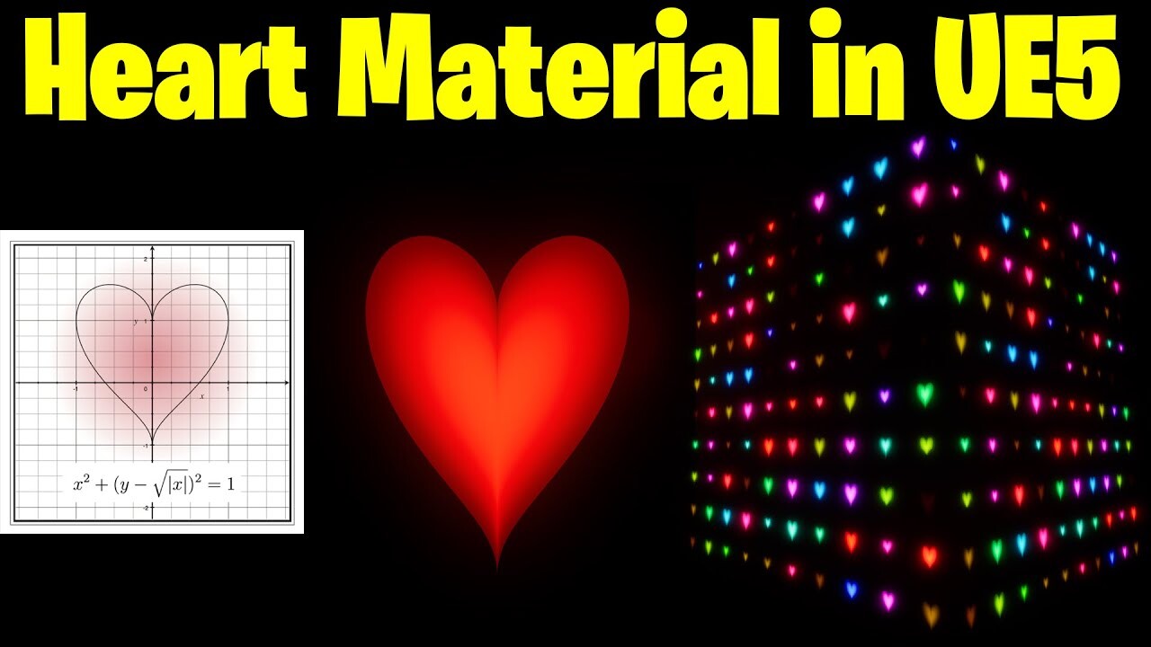 ArtStation - Heart Shape Material in UE5 Tutorial | Download Files