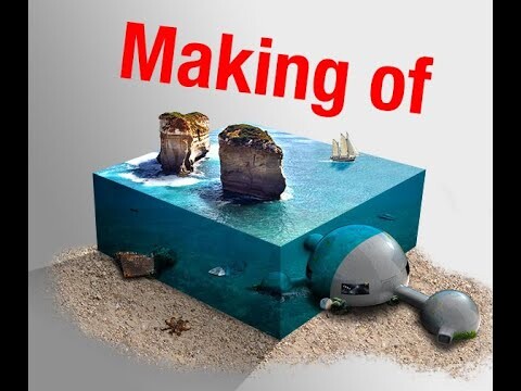 ArtStation - 2d/ 3d-mix science fiction tutorial video (german)