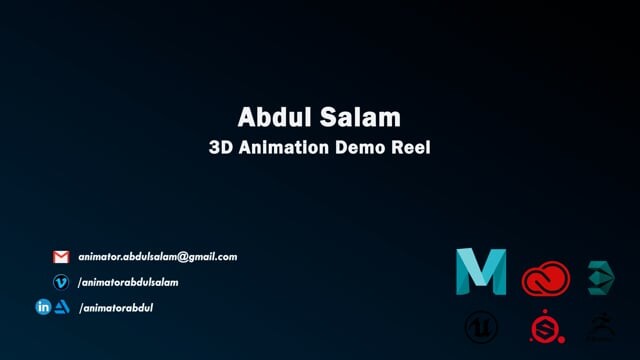 ArtStation - 3D Animation Demo Reel