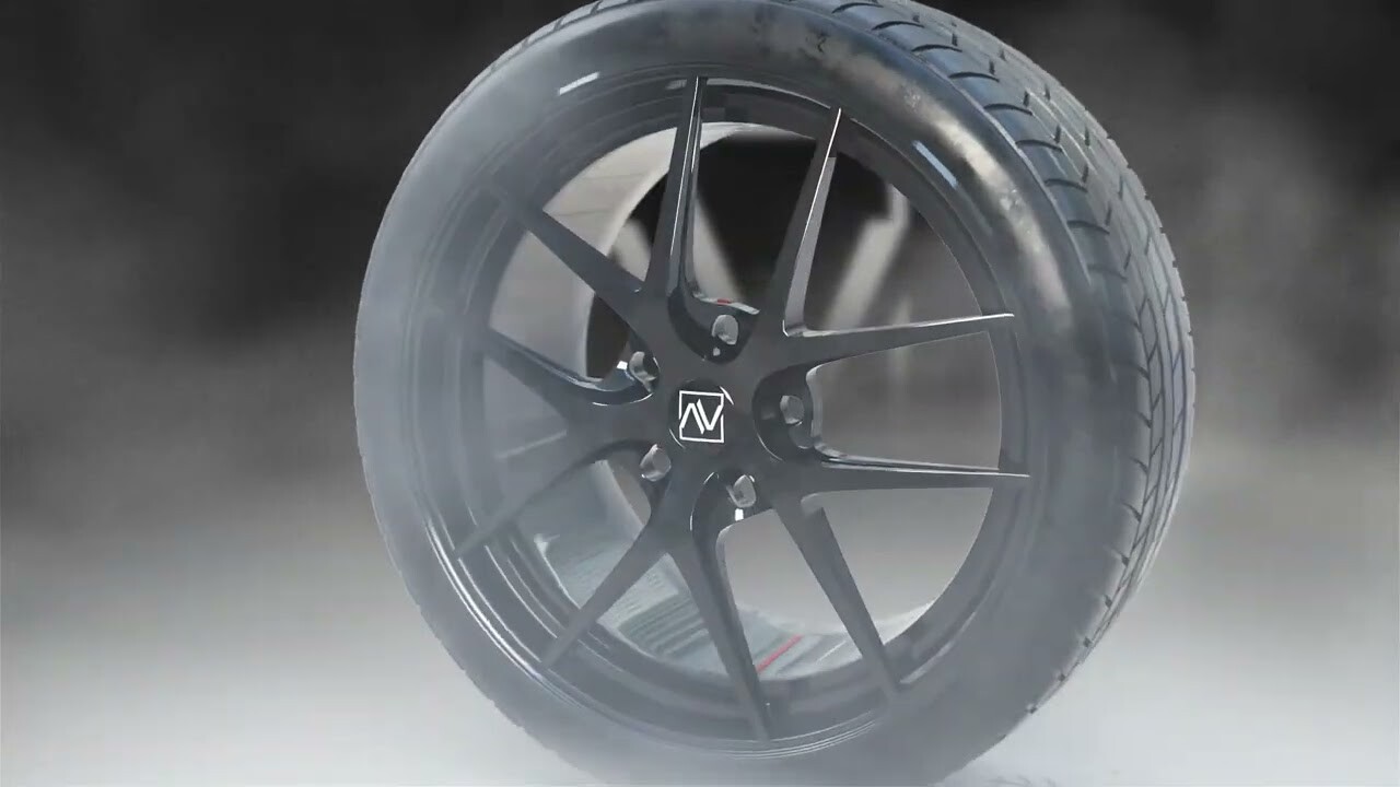 ArtStation - Wheel Smoke Blender simulation