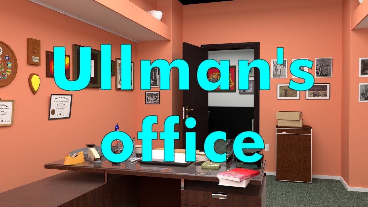 ArtStation - Ullman's Office