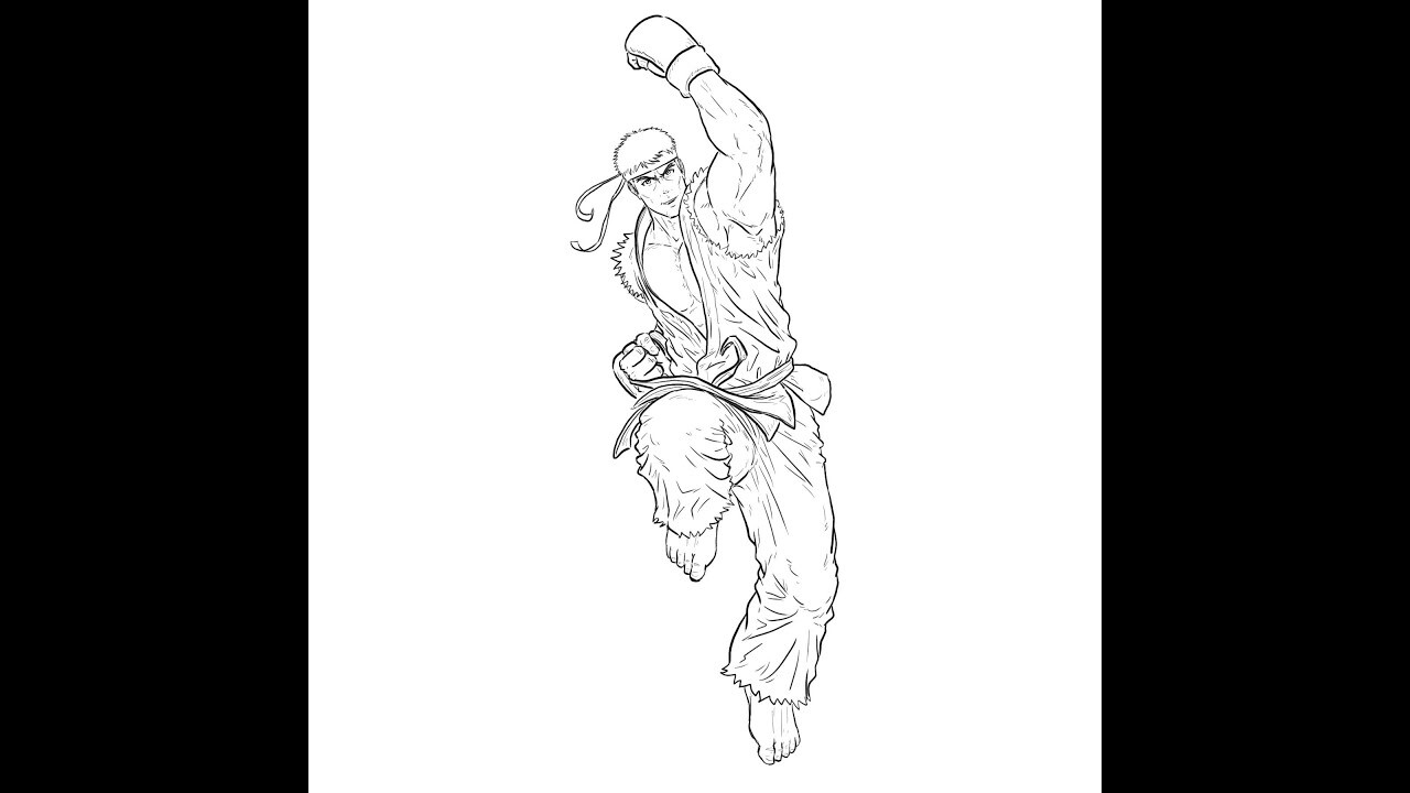 ArtStation - Ryu Speed Draw