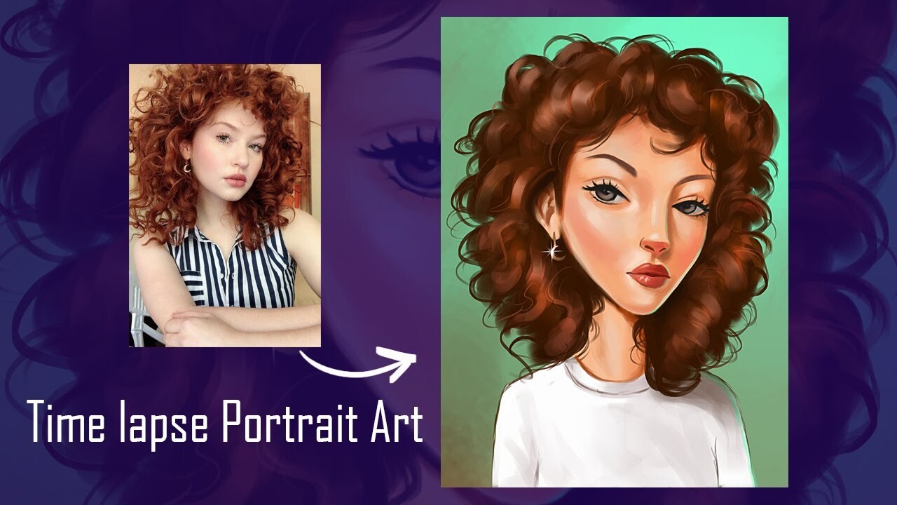 ArtStation - Stylized Portrait Study