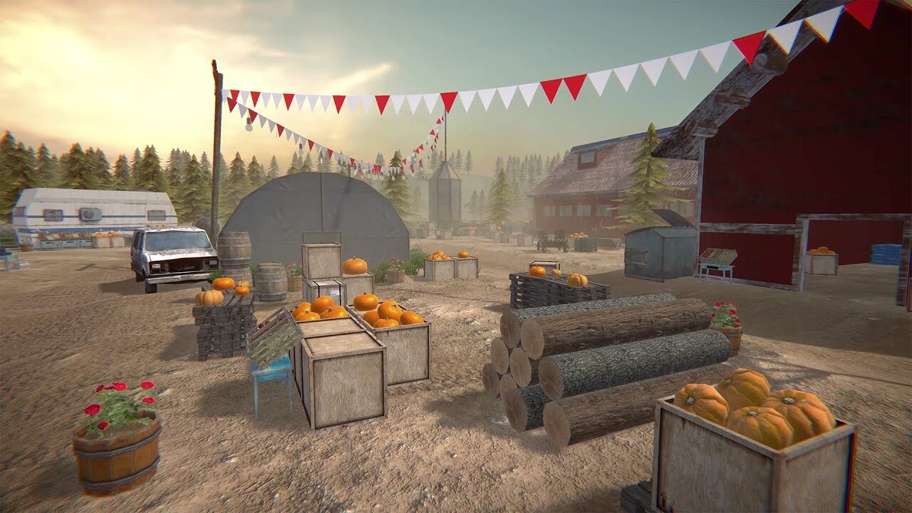 ArtStation - Pumpkin Farm -- Shooting Environment