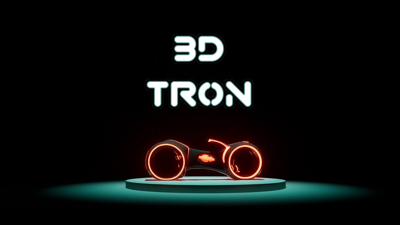 ArtStation - 3D Tron Vehicle Visualization