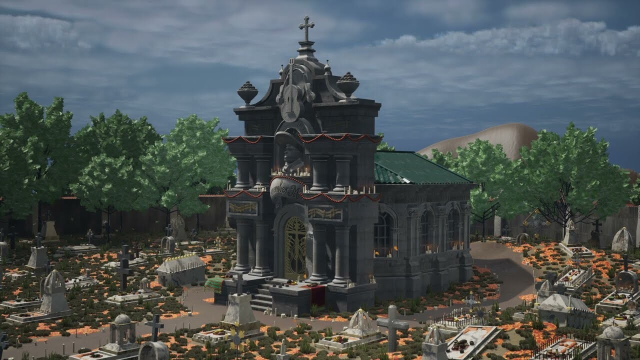 ArtStation - Coco Cemetery Environment Scene