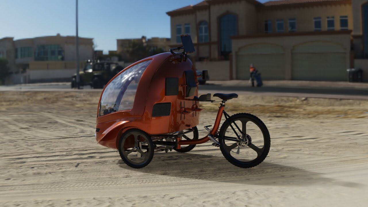 ArtStation - 3d trike animation 360