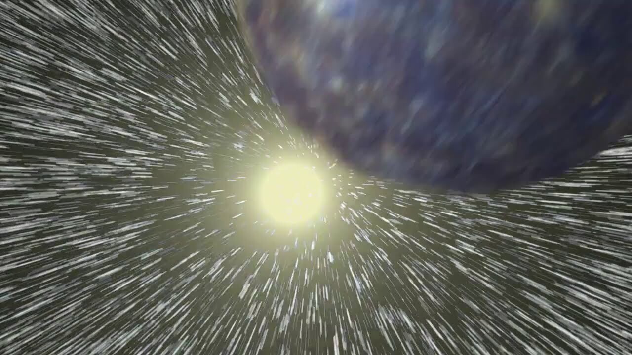 ArtStation - Journey of a photon version 7 An animated promo for sky lights