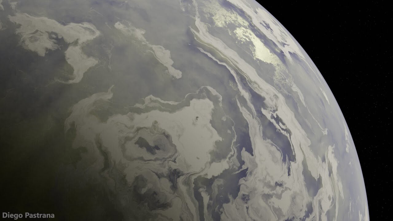 ArtStation - Kepler 1649c concept animation - 4K 60 FPS - Diego Pastrana