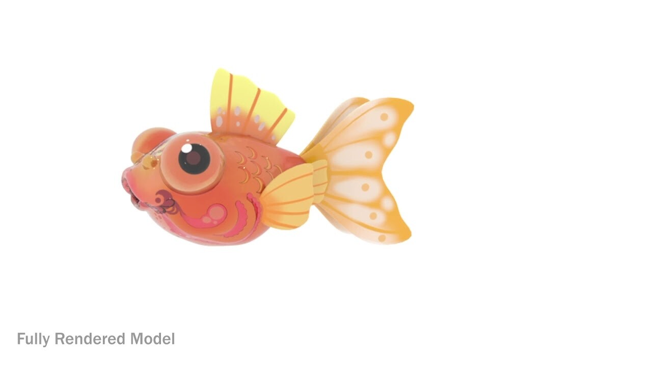 ArtStation - 3D Modeled Stylized Fish