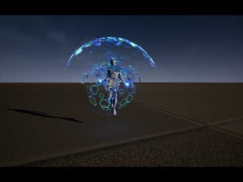 ArtStation - UE5 - Niagara - Sci-Fi Mage Shield Effect