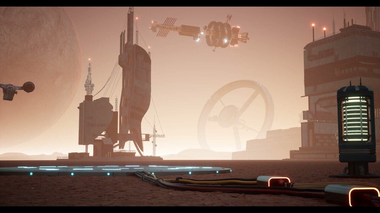 ArtStation - Scifi mars Create in unreal engine 5