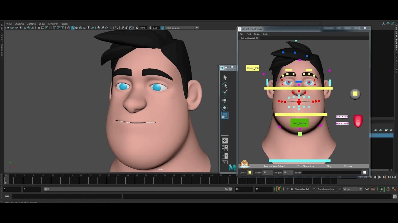 ArtStation - Facial Rigging_Ulises_Torres_C