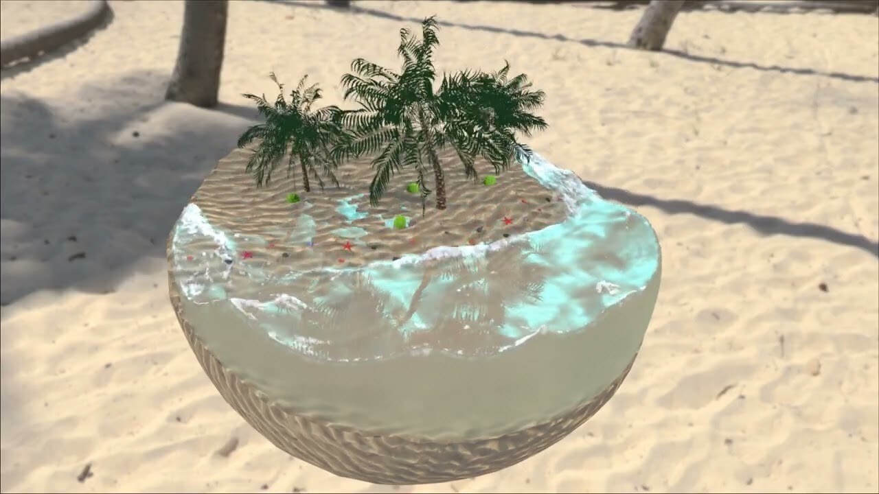 ArtStation - Micro Environment - Beach Animation - Rendered in Maya