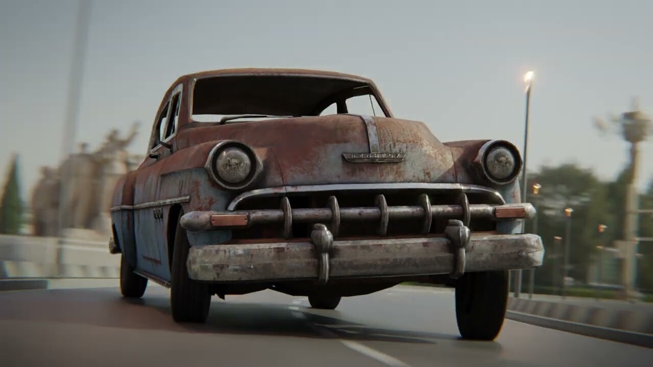 ArtStation - Old Rusty Car (sketching...)