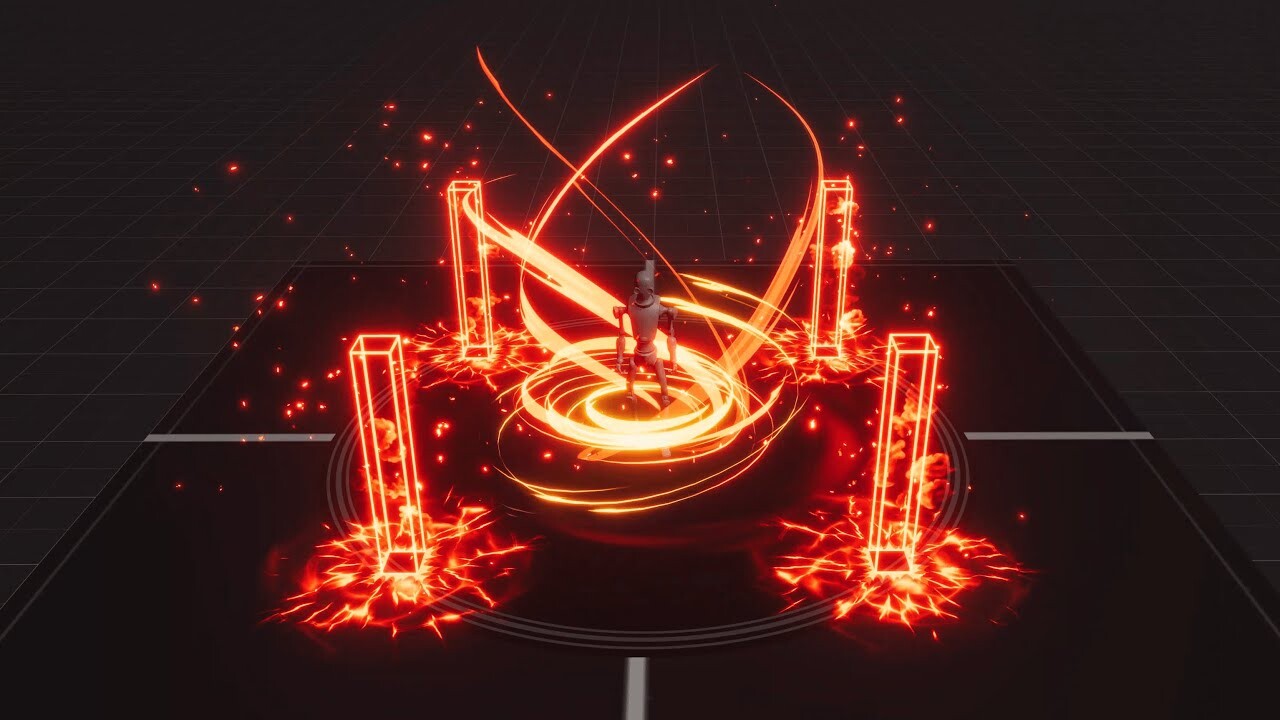 ArtStation - Power Up VFX - Unity