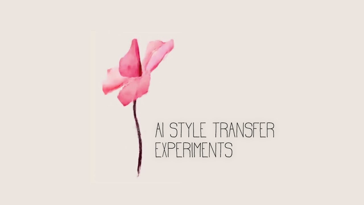 ArtStation - Tech spotlight : AI style transfer experiments