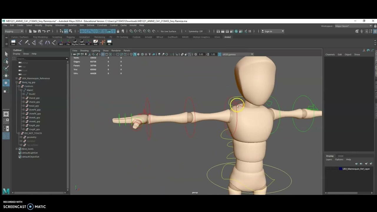 ArtStation - Model Rig Demo Reel