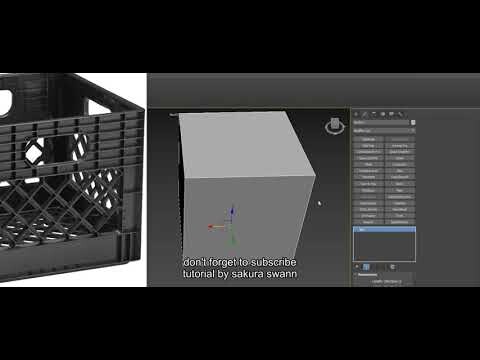 ArtStation - 3ds Max Tuto-Plastic Agri Crate -boolean