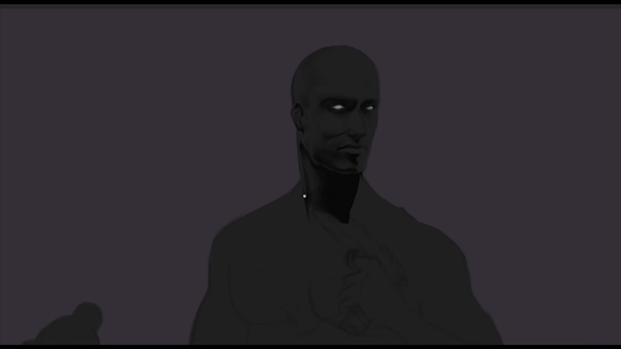 ArtStation - Shadow man _ speed paint