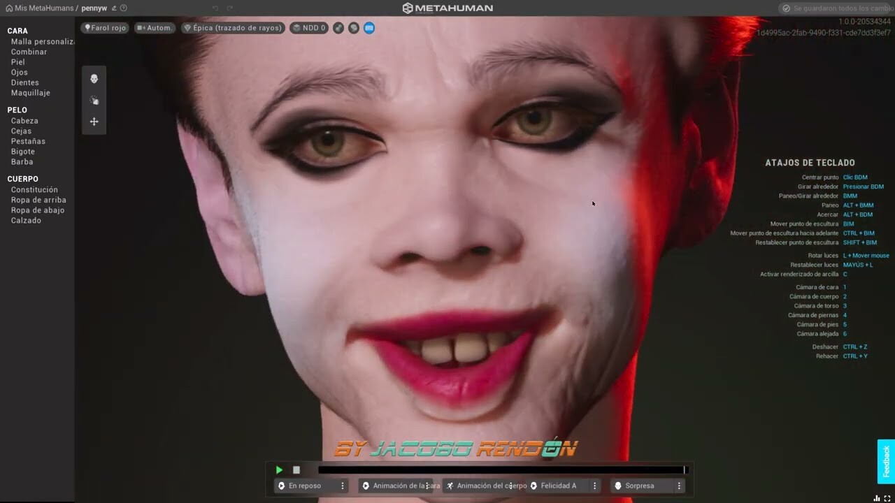 ArtStation - Metahumans custom character test