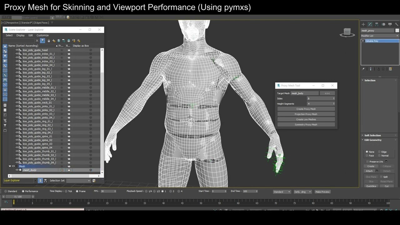 ArtStation - 3ds Max Proxy Mesh Tool ver2