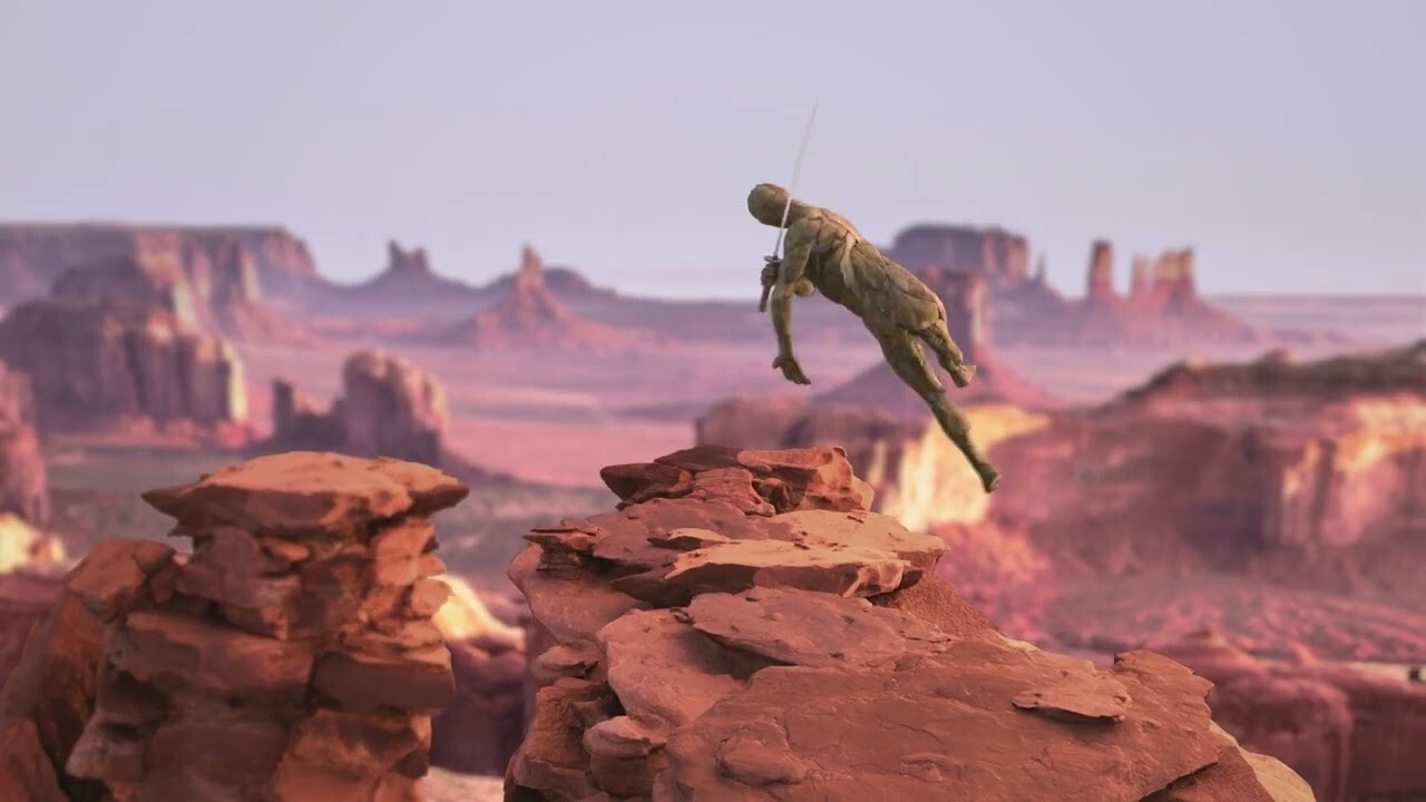 ArtStation - magic golem samurai 3d animation