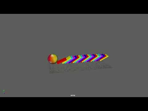 ArtStation - Ball bounce with box fliping Animation.# Autodesk Maya