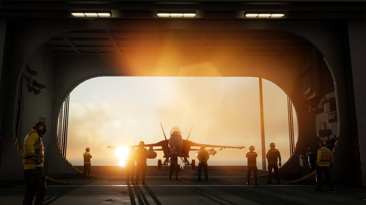 ArtStation - Gunship Unreal 4 Making Film (TOP GUN.Ver)