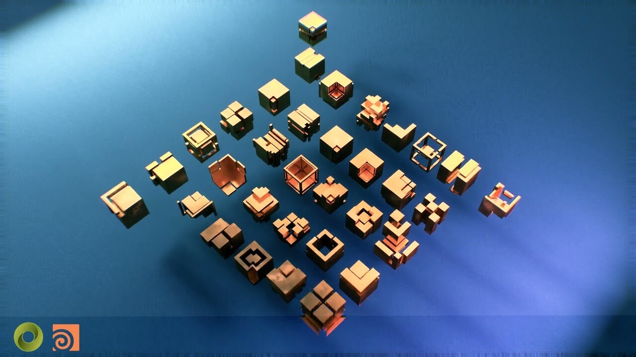 ArtStation - Gold Blocks