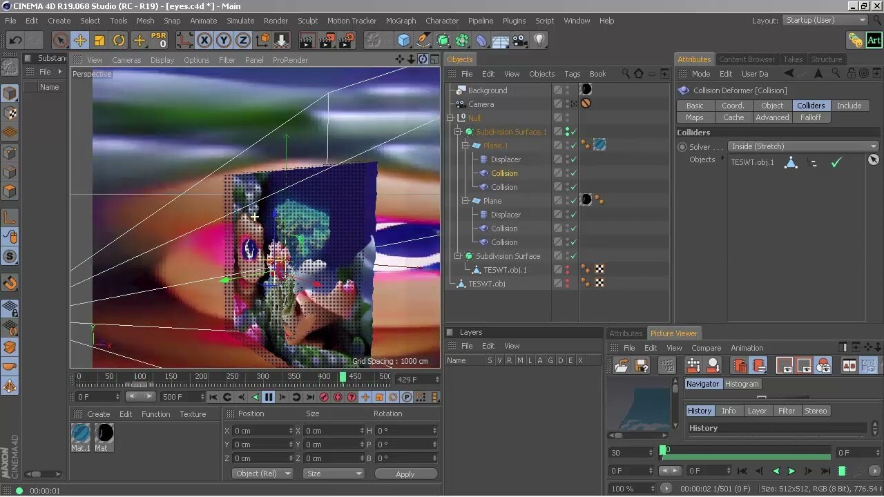ArtStation - CINEMA 4D / Aİ IMAGE DEVELOPMENT (NFT) and MORE.(SYNTHESIS OF COLORS IN THE VOİD OF ...