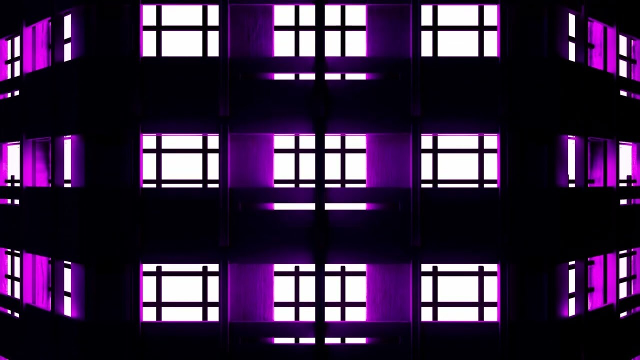 ArtStation - Future City Neon Building