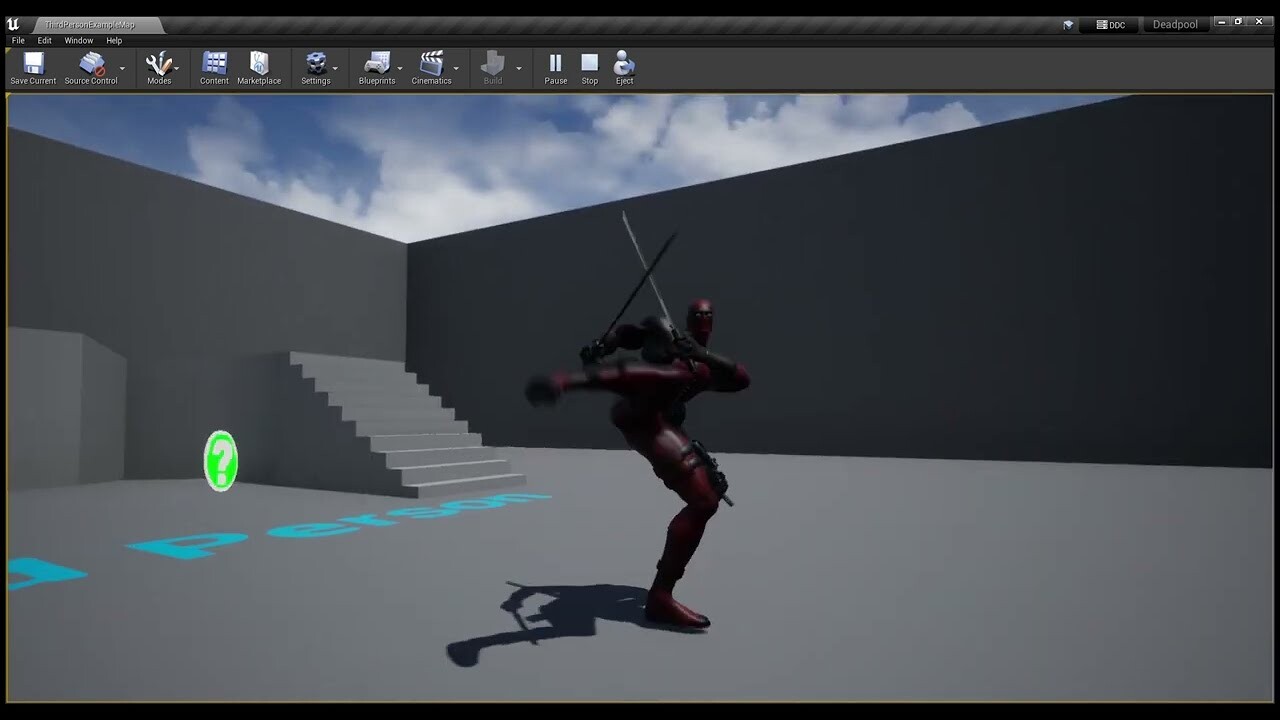 ArtStation - Deadpool Animation - Unreal Engine