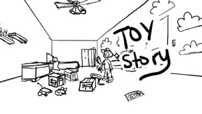 ArtStation - Toy Story Storyboard - School project