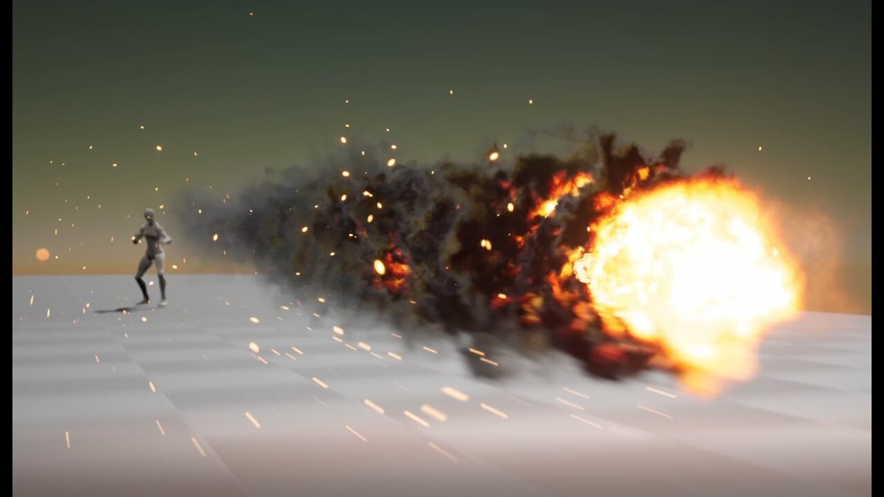 ArtStation - Realistic Fireball Magic - UE4