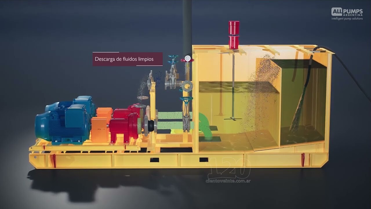 ArtStation - Booster Station for Mining 3D animation