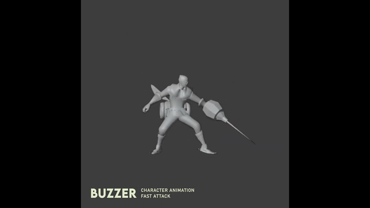 ArtStation - BUZZER character animation