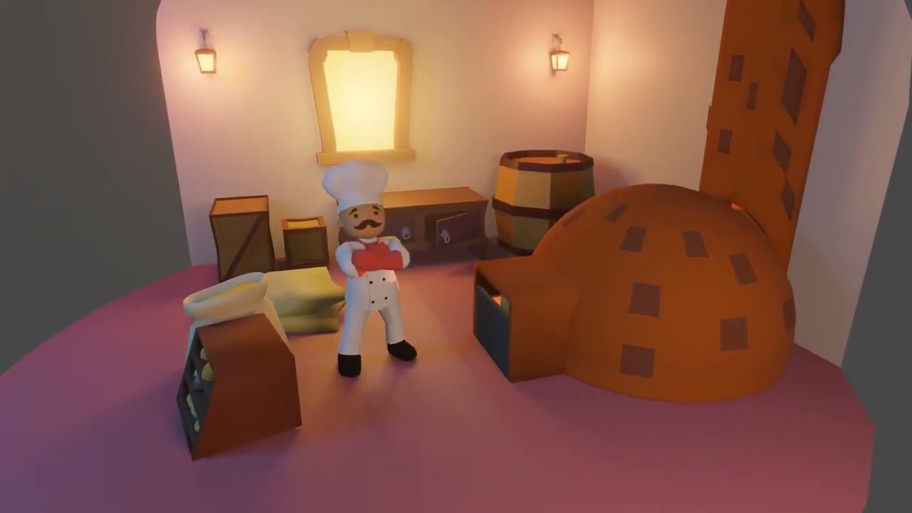 ArtStation - Baker baking bread animation