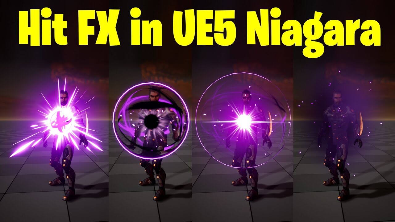 ArtStation - Hit FX in UE5 Niagara Tutorial | Download Files