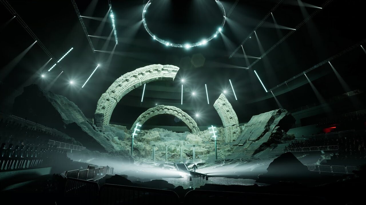 ArtStation - Titan Relics Museum LightShow