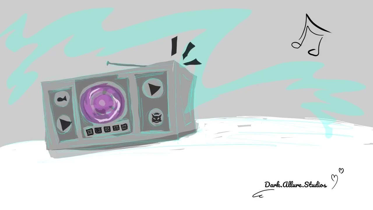 ArtStation - Radio animation.