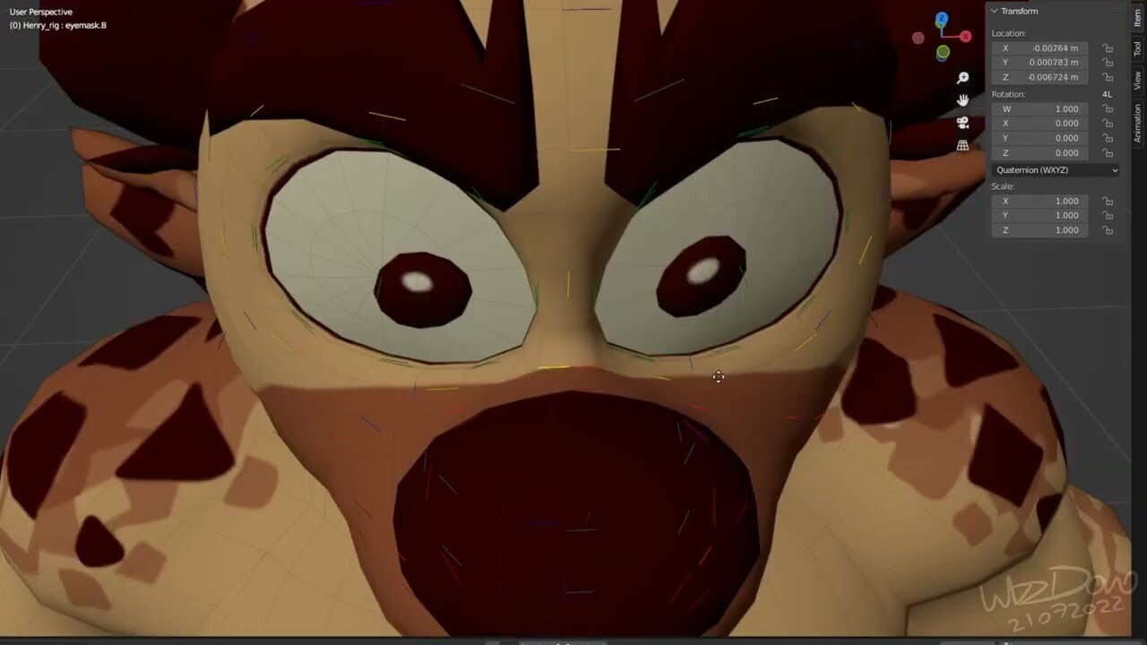 ArtStation - Henry's Blender Rig Demo